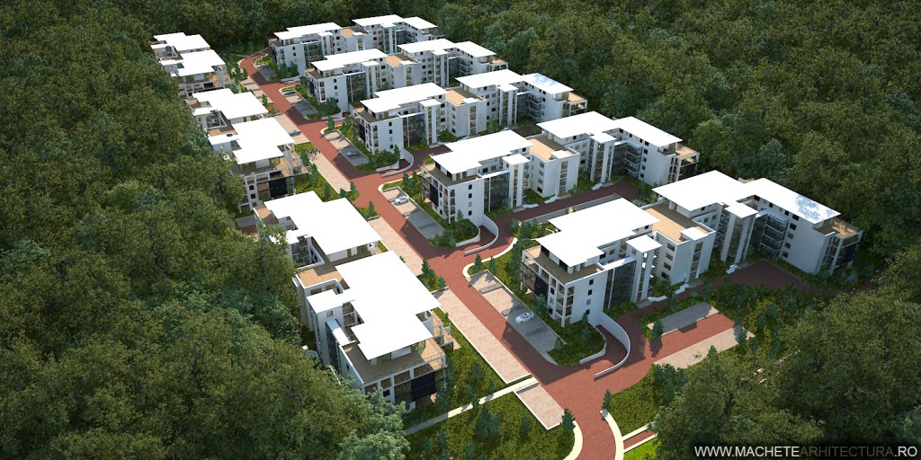 Randari 3D Ansamblu Rezidential - Stejarii Tiriac Imobiliare | Machete ...