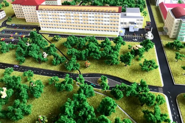 Machete spatii verzi | Machete Arhitectura