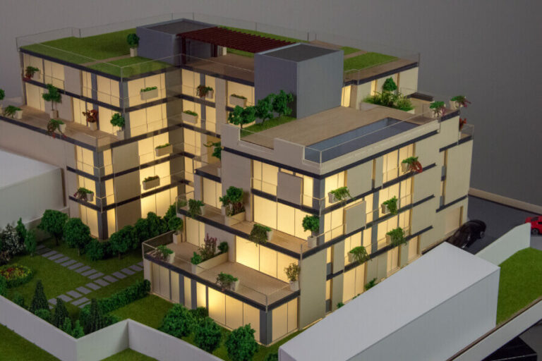 Machete clădiri verzi, clădiri pasive | Machete Arhitectura